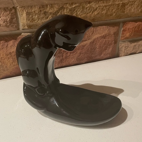 Haeger | Accents | Vintage Royal Haeger Art Pottery Black Cat Figure ...